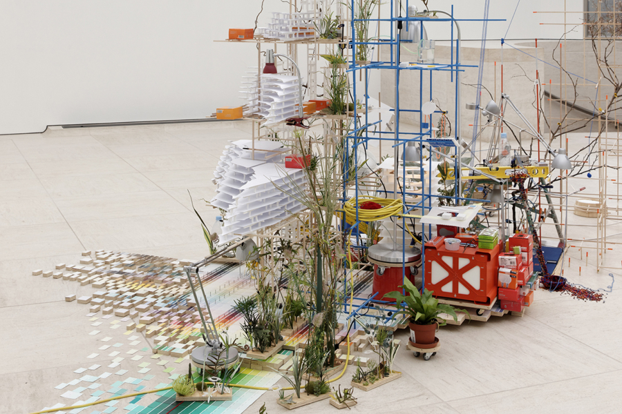 Sarah Sze. Fixed Points Finding a Home | The Contemporary Art Museum of ...